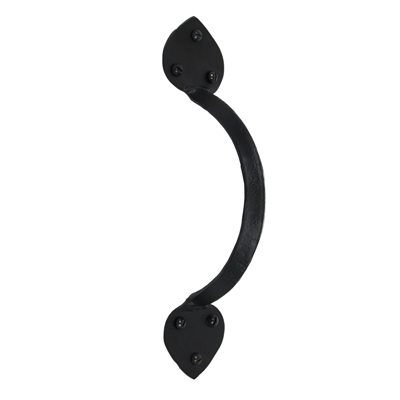 From The Anvil-33996 Black Gothic D Pull Handle 8 inch