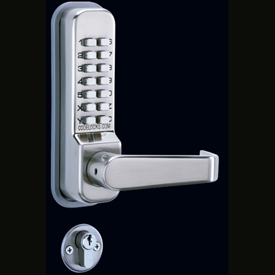 Codelocks-CL425 Mortice Lock with Double Cylinder, 3 Keys, Code Free ...