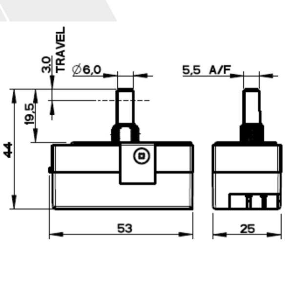 Wandsworth-RTD120 [329] LED Dimmer Interior Switch Spindle Module 5-120W